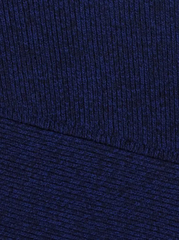 Givenchy Crew Neck Sweater With Padded Collar In Blue For
