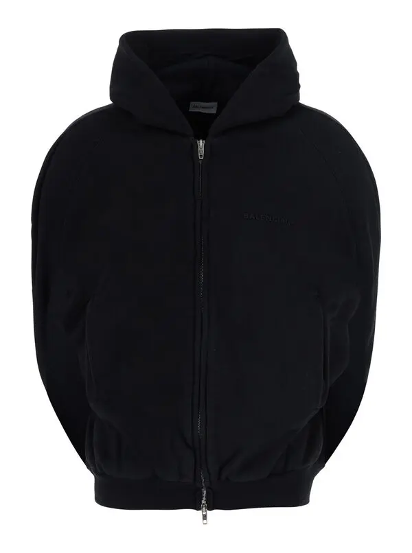 Balenciaga Balloon Hoodie In Heavy Molleton