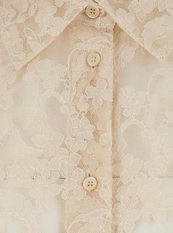 Fendi Camicia Allover Peonia