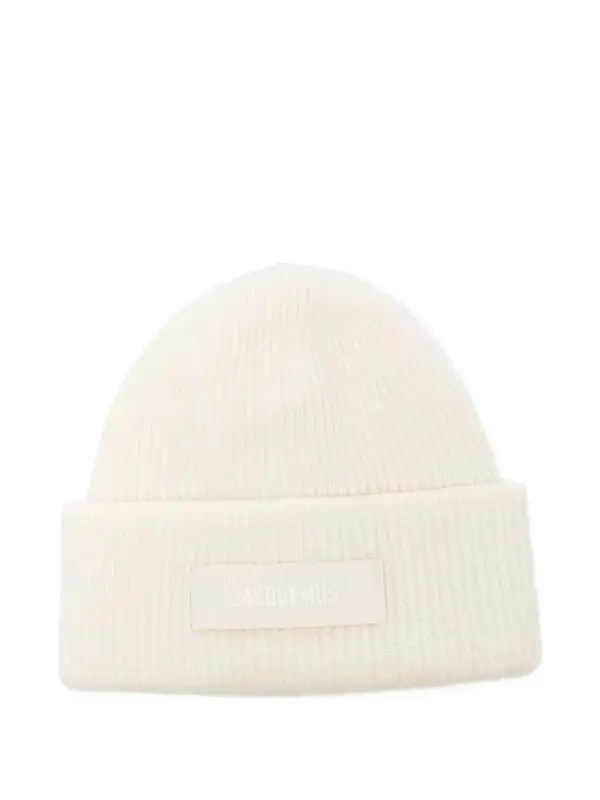 Jacquemus The Grosgrain Beanie - White