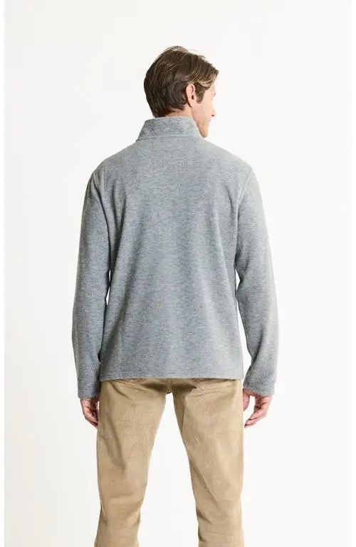 JACHS Wool Blend Knit Quarter Zip - Grey