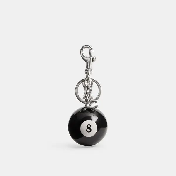 COACH Eight Ball Bag Charm - Black/multi