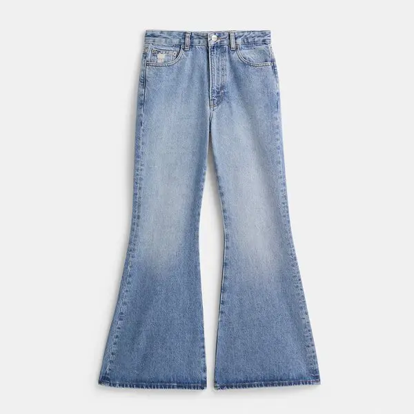 COACH Restored Denim Boot Cut Jeans