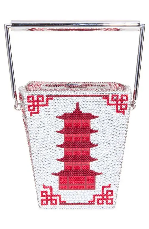Judith Leiber Jl's Take Out Box Crystal Evening Bag