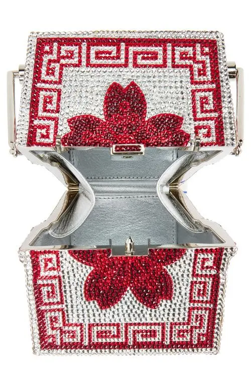 Judith Leiber Jl's Take Out Box Crystal Evening Bag