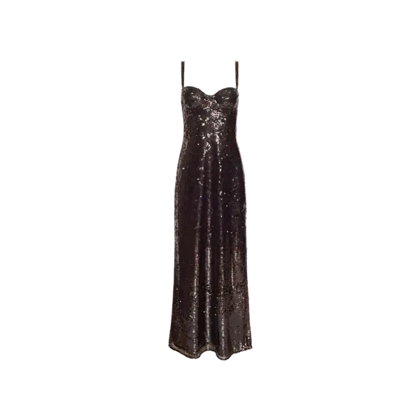 L'Agence Sayla Sequin Gown - Dark Java Sequins