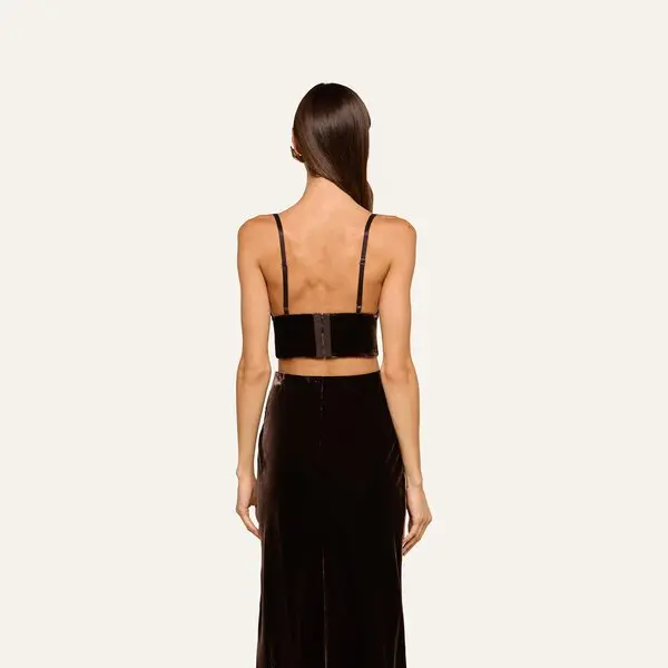 L'Agence Aislin Velvet Bralette