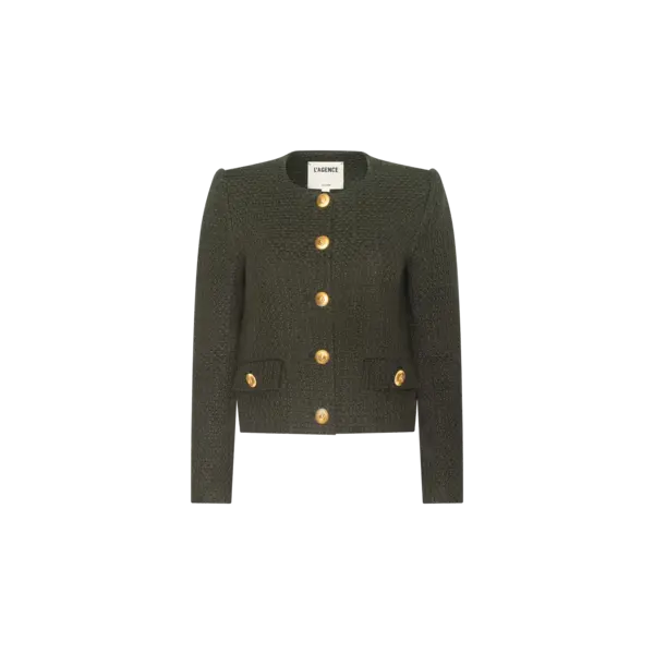 L'Agence Zell Tweed Jacket