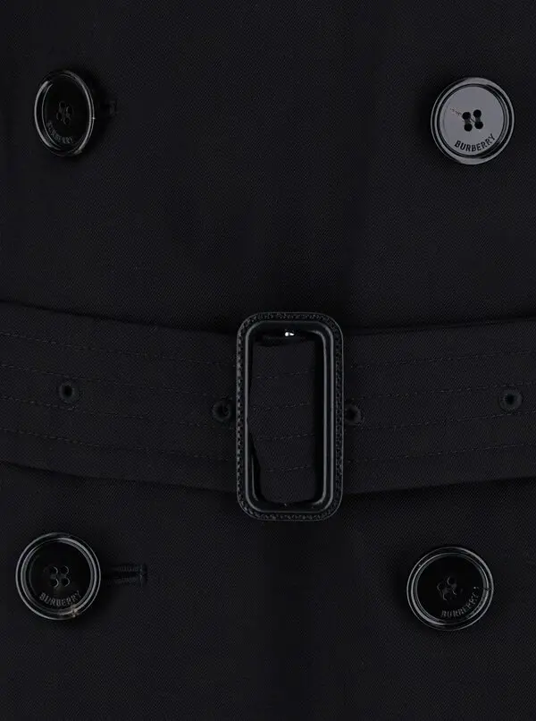 Burberry Trench With Detachable Detail In Black