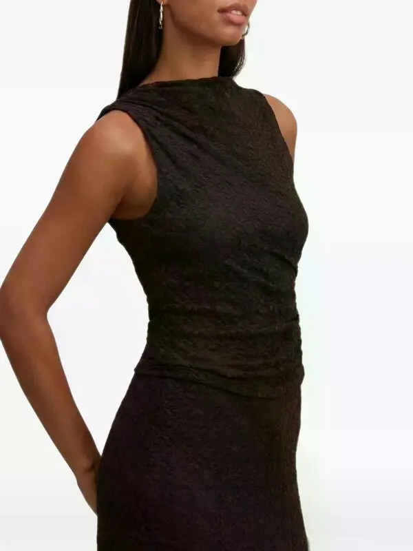 EVER NEW Tahlia Textured Lace Tank Top - Brown