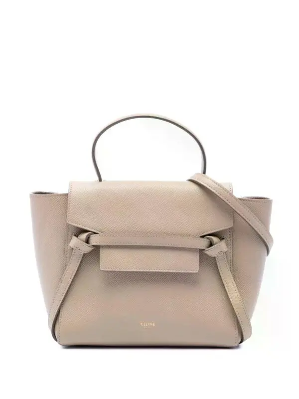 Celine 2018 Nano Grained Calfskin Belt Bag Satchel