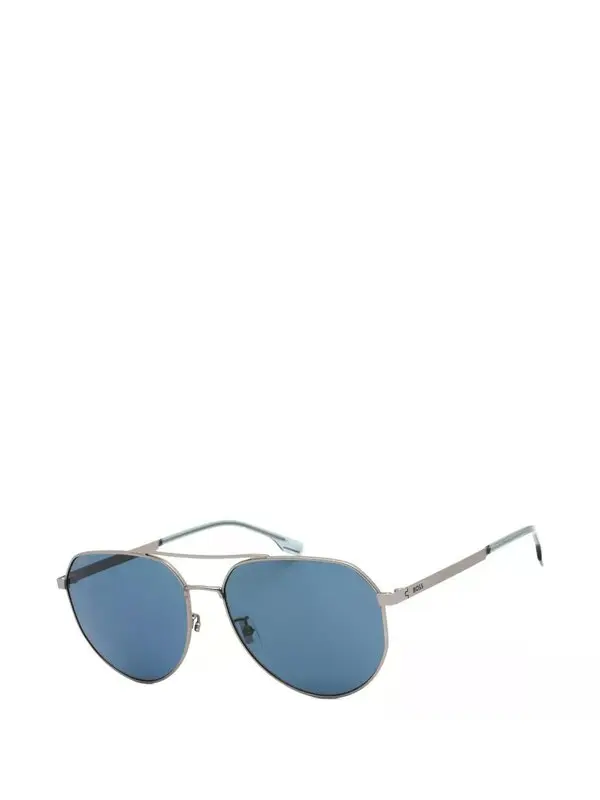 BOSS Double-bridge Pilot-frame Sunglasses