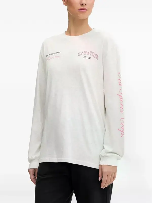 P.E Nation Base Long-sleeve T-shirt - Grey
