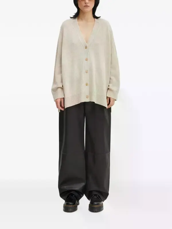 Maison Kitsuné V-neck Button-up Cardigan