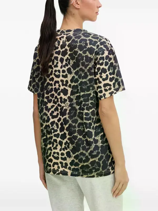 P.E Nation Heritage Animal-print Short-sleeved T-shirt