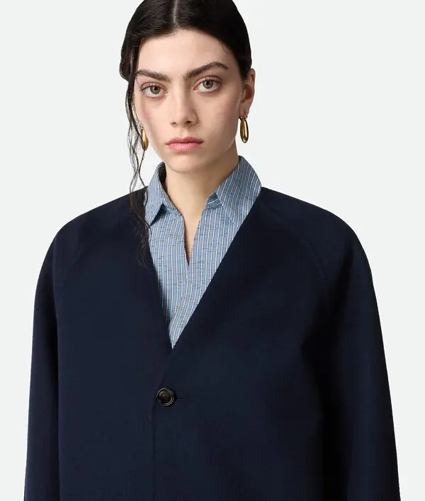 Bottega Veneta Light Wool And Cashmere Coat