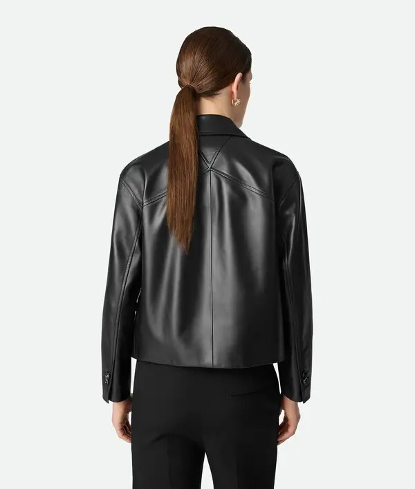 Bottega Veneta Leather Kimono Blouson