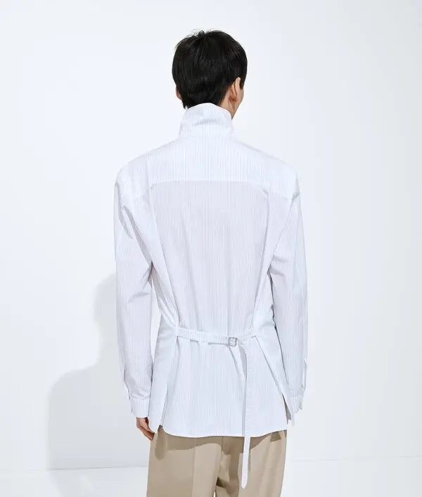 Bottega Veneta Cotton Poplin Pinstripes Shirt