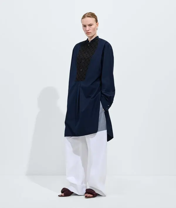 Bottega Veneta Cotton Poplin Top - Double Black