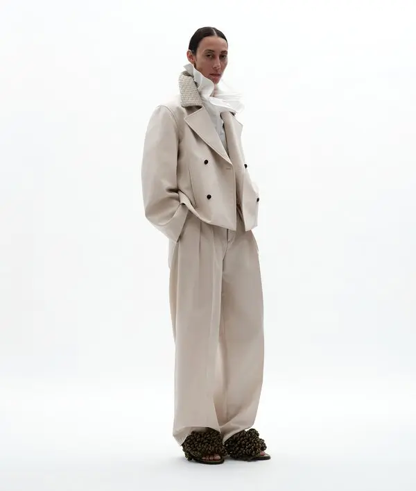 Bottega Veneta Wool Cotton Pants