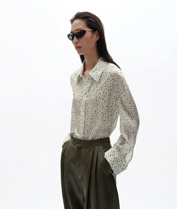 Bottega Veneta Printed Silk Shirt