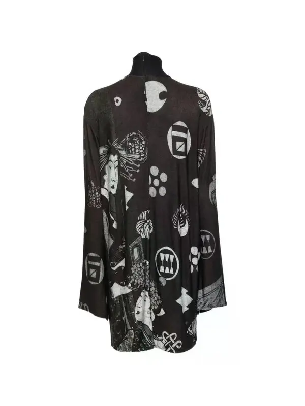 BARBARA BOLOGNA Graphic-print High-neck T-shirt - Black