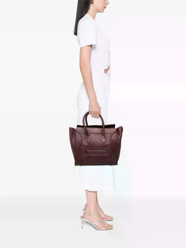 Celine 2011 Mini Smooth Calfskin Luggage Tote Bag