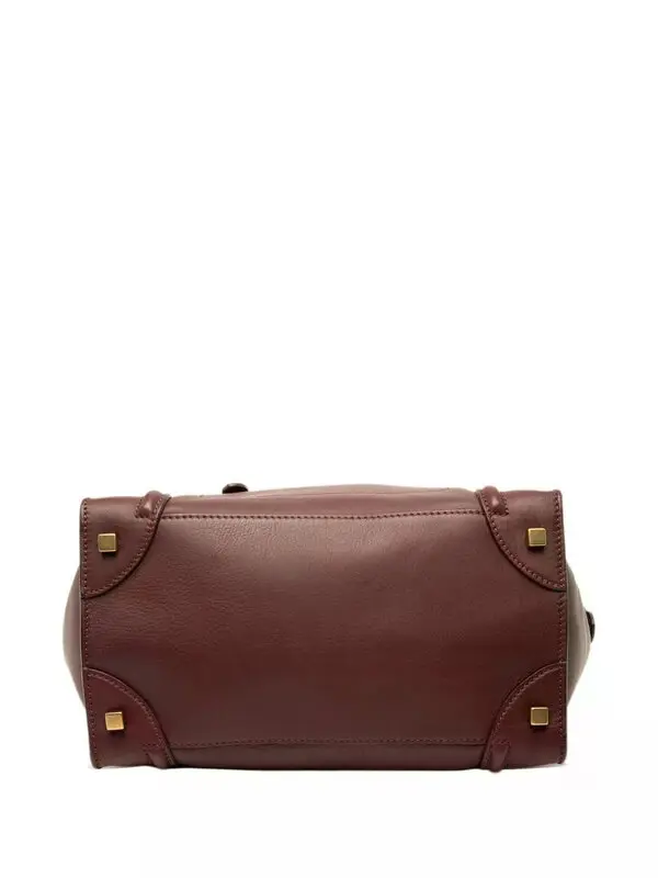 Celine 2011 Mini Smooth Calfskin Luggage Tote Bag