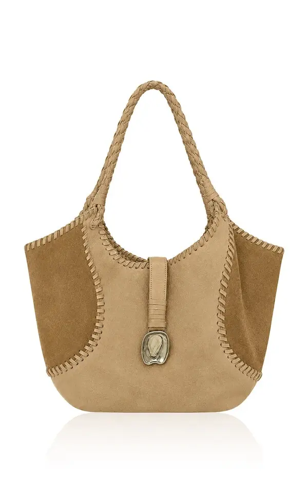 CURATORIA Matra Leather Tote Bag - Ivory
