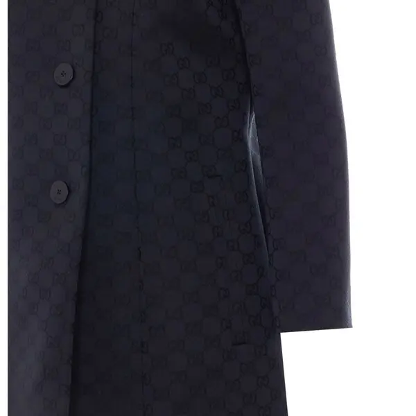 Gucci Gg Jacquard Viscose Coat