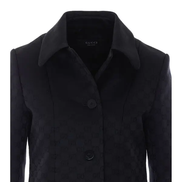 Gucci Gg Jacquard Viscose Coat