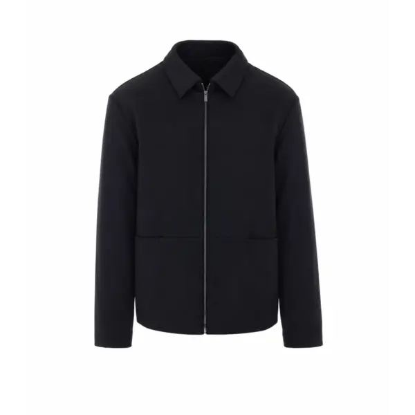 Gucci Gg Reversible Wool And Nylon Zip Jacket - Black