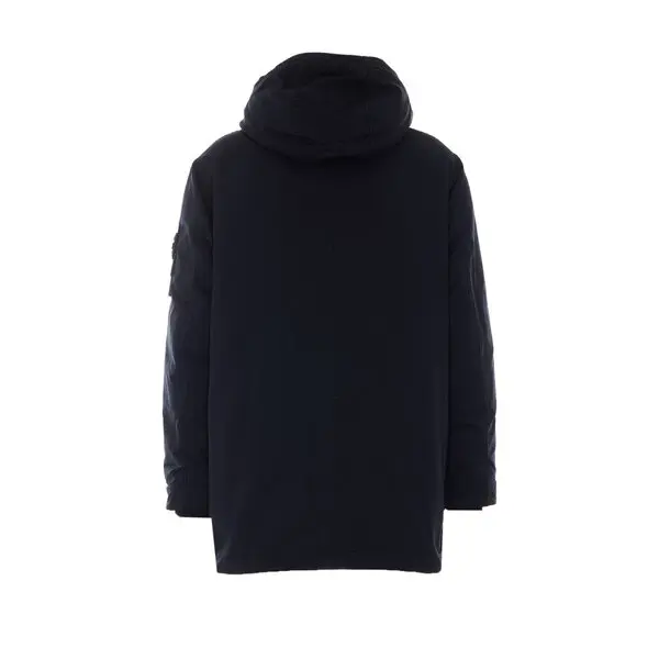 Stone Island Logo David-tc Ghost Piece Heavy Jacket - Blue