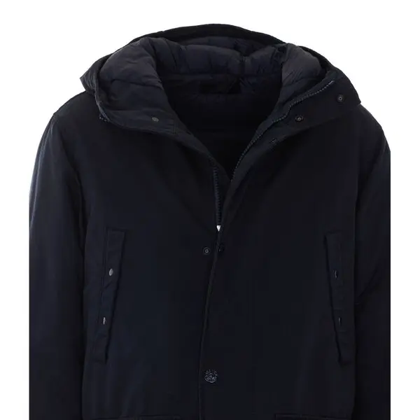 Stone Island Logo David-tc Ghost Piece Heavy Jacket - Blue