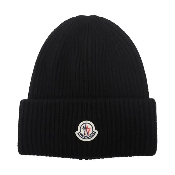 Moncler Logo Patch Beanie