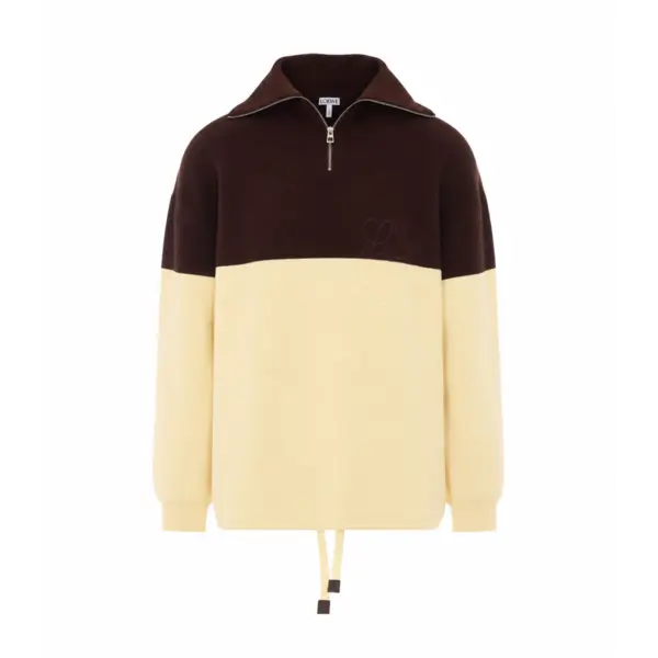 Loewe Anagram Half Zip Sweater
