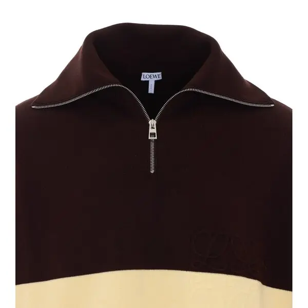 Loewe Anagram Half Zip Sweater
