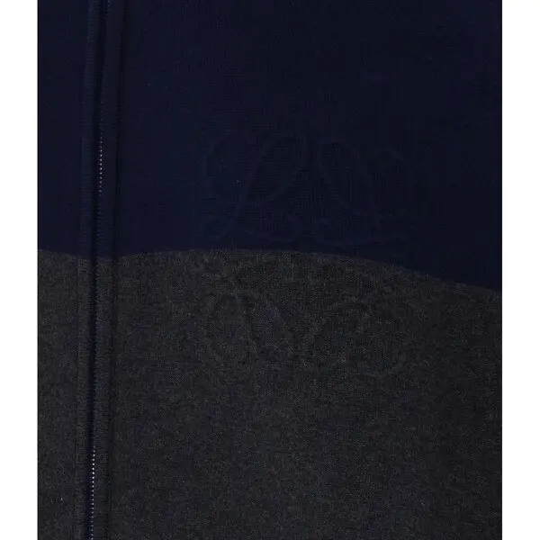 Loewe Zip Up Anagram Cardigan