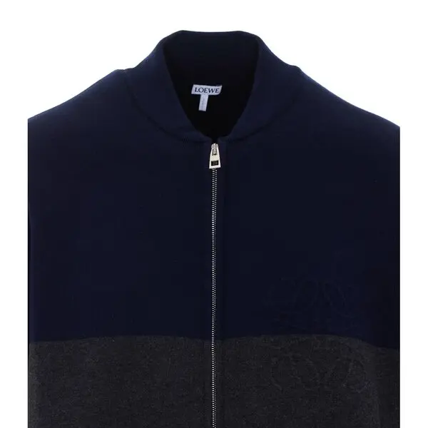 Loewe Zip Up Anagram Cardigan
