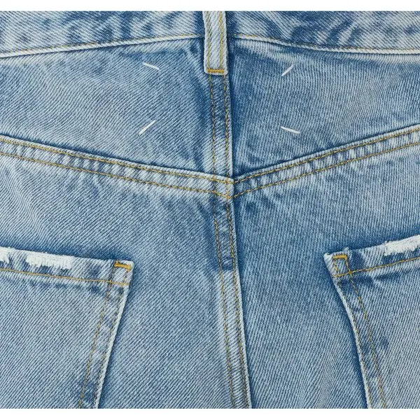 MAISON MARGIELA Straight Jeans With Contrasted Pockets