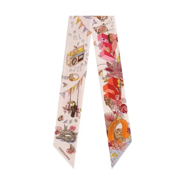 FERRAGAMO Jungle Party Print Mini Bandeau - Pink