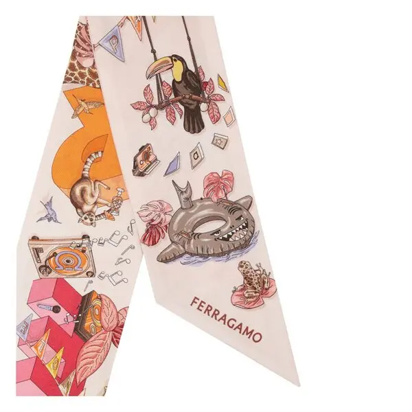 FERRAGAMO Jungle Party Print Mini Bandeau - Pink