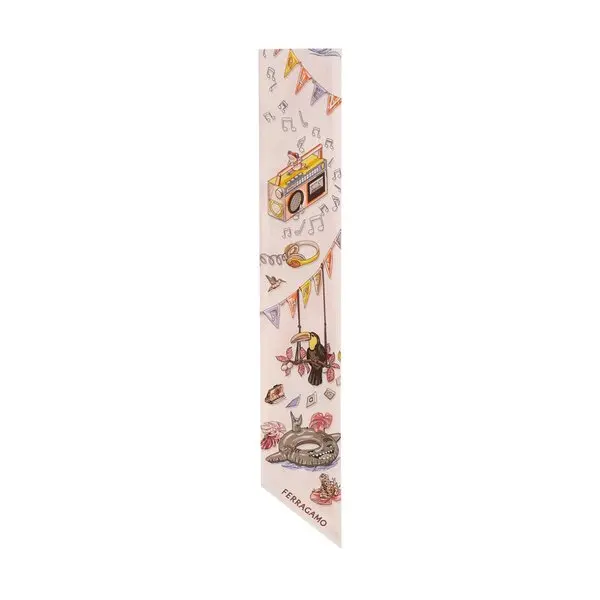 FERRAGAMO Jungle Party Print Mini Bandeau - Pink