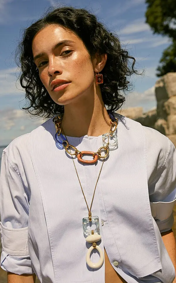 LIZZIE FORTUNATO Albers Cord Necklace