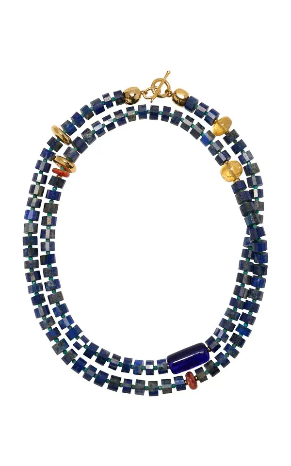 LIZZIE FORTUNATO Circo Necklace In Lapis