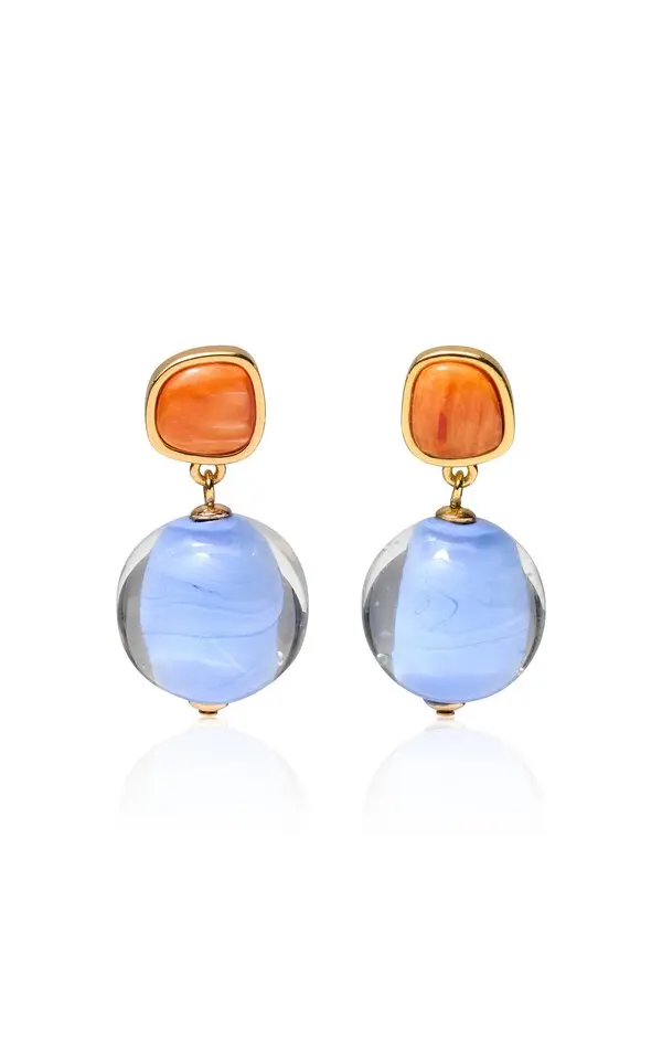 LIZZIE FORTUNATO Pia Earrings In Cielo