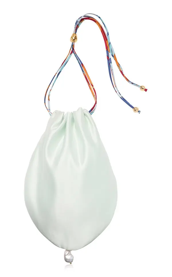 LIZZIE FORTUNATO The Notte Pouch In Pale Sky
