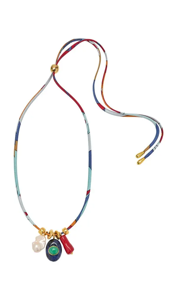 LIZZIE FORTUNATO Noto Charm Necklace