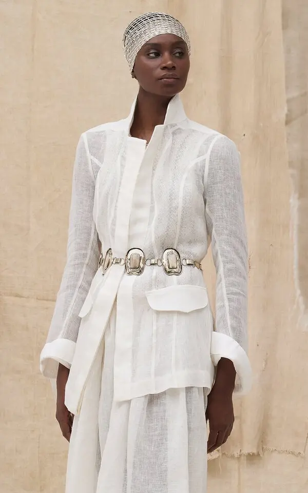 CURATORIA Ambar Linen Gauze Jacket