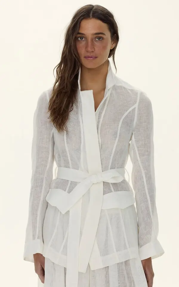 CURATORIA Ambar Linen Gauze Jacket